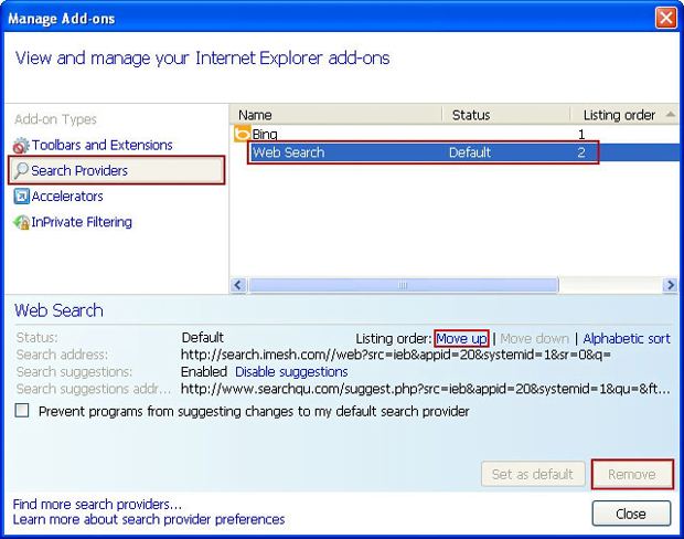Remove Search.iMesh.net virus. iMesh Search engine removal for Firefox ...